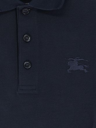 Burberry Mens Polo Shirt Cotton Blue T-shirts And Polos