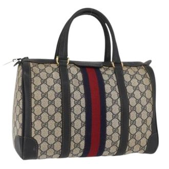 Gucci Sac Boston Vintage Pre-owned - Femme - Pre-owned - Bleu - Taille: ONE Size