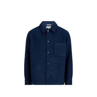 Aigle Veste droite boutonn&eacute;e en laine m&eacute;lang&eacute;e
