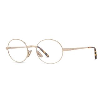Loewe Goldene ovale Brille mit Havana-Akzenten - - Accessories - Damen - Gelb - ONE SIZE