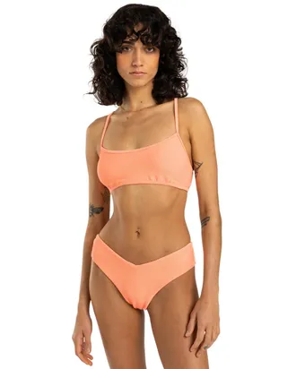 Billabong Tanlines Fiji - Skimpy Coverage Bikini Bottoms for Women - Bikiniunterteil mit Knapper Bedeckung - Frauen - M - Rosa