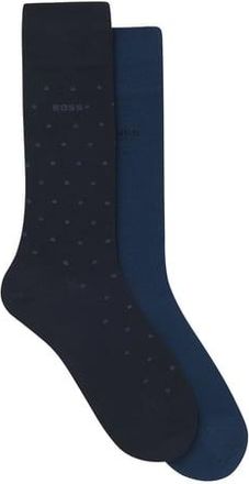 HUGO BOSS Lot de 2 paires de chaussettes mi-hautes