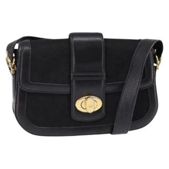 Celine Sac bandouli&egrave;re en toile Pre-owned - Femme - Pre-owned - Noir - Taille: ONE Size