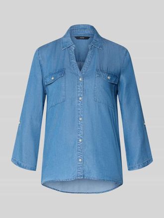 Vero Moda Loose Fit Jeansbluse aus reinem Lyocell Modell BREE