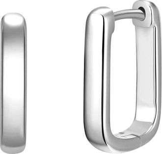 Glanzst&uuml;cke M&uuml;nchen Ohrringe - Sterling Silber Creolen - Gr. unisize - in Silber - f&uuml;r Damen