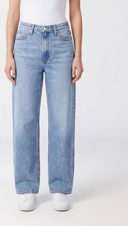 Rag & Bone Logan Jeans aus Denim mit weitem Bein und mittlerer Leibh&ouml;he