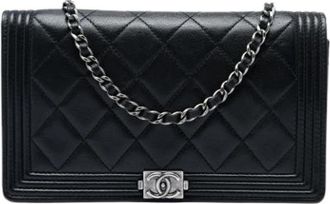 Chanel Pre-owned Boy Wallet on Chain - - Pre-owned - Damen - Schwarzk - ONE SIZE
