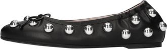 Pedro Miralles Femme, Chaussures, Noir, Taille: 38 EU 17056 Ballerines clout&eacute;es