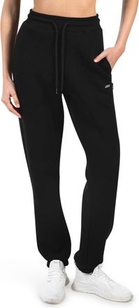 Smilodox Jogginghose Damen Laurena, Regular Fit Sweathose mit Kordelzug am Bund, Metallabel, angenehmem Material, B&uuml;ndchen an den Beinabschl&uuml;ssen, Bequeme Frei