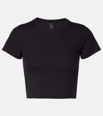 Leset T-shirt raccourci Kelly en coton mélangé