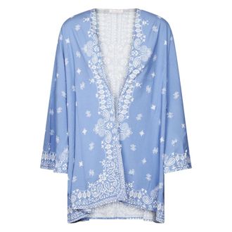 MC2 Saint Barth Milos Kimono Jacke - - Dresses - Damen - Blau - M/L