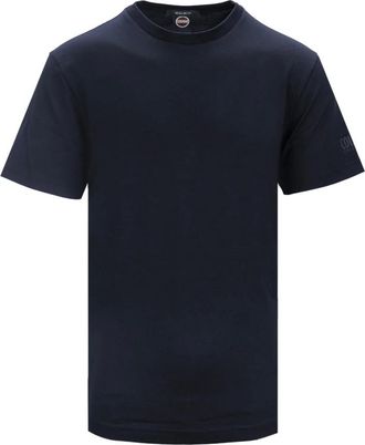 Colmar Homme, Tops, Bleu, Taille: M T-Shirt Col ras du cou en coton