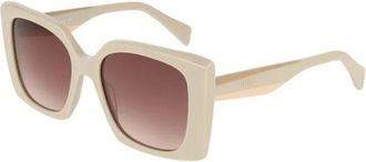 Liu Jo Femme, Accessoires, Beige, Taille: 54 MM Lj819S 250 Lunettes de soleil