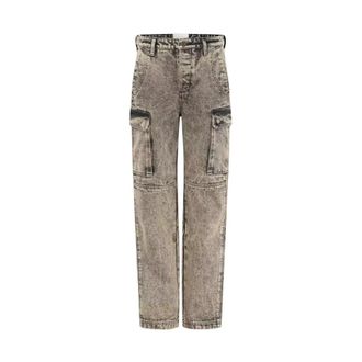 One Teaspoon Beige Cargo Jeans lockere Passform - - Jeans - Damen - Braun - W30