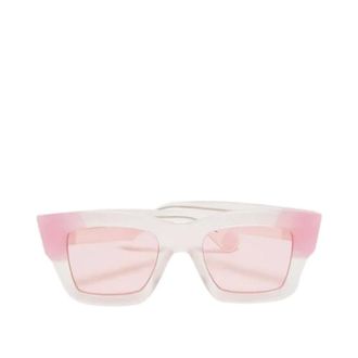Jacquemus Lunettes de soleil carr&eacute;es Pre-owned - Homme - Pre-owned - Rose - Taille: ONE Size