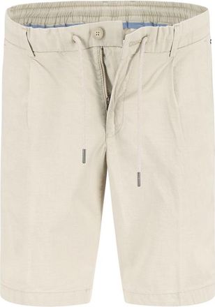 Bugatti Herren Shorts beige Baumwoll-Stretch