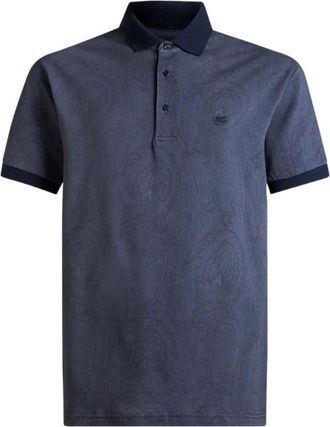 Etro Homme, Tops, Bleu, Taille: M Polo en Coton
