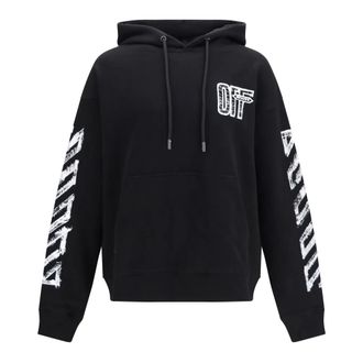 Off-white Motion Arrow Skate Hoodie - - Sweatshirts & Hoodies - Herren - Schwarzk - L