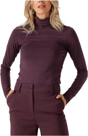 Modstr&ouml;m Tanner Rollkragenpullover - - Knitwear - Damen - Lila - XS