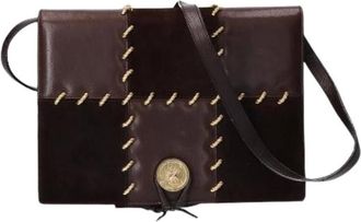 Ferragamo Sac port&eacute; &eacute;paule Pre-owned - Femme - Pre-owned - Brun - Taille: ONE Size