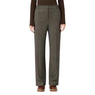 Max Mara Straight Hosen - - Trousers - Damen - Braun - L