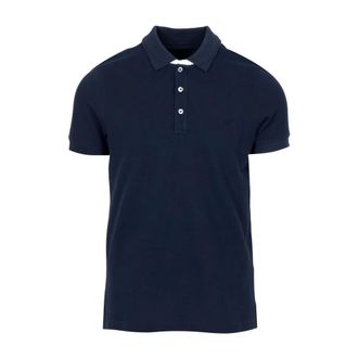 Fay Homme, Tops, Bleu, Taille: 2XL Polo En Piquet Stretch