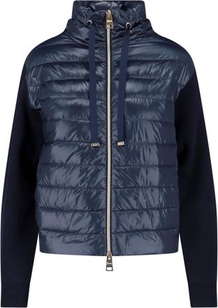 Herno Strick- Und Nylon-Puffer