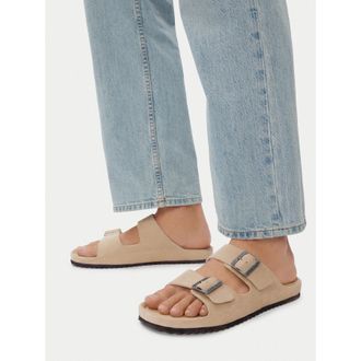 Guess Pantoletten Guess Jeans EO-KANSAS-01 126AM Hellbeige