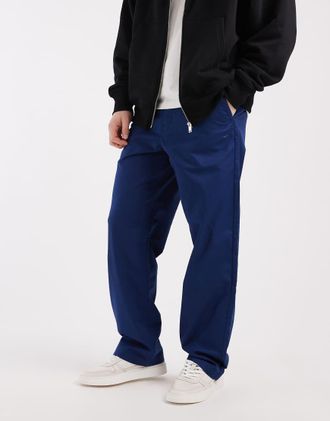 Vans Authentic - Lockere Chinohose in kr&auml;ftigem Indigo-Mittelblau