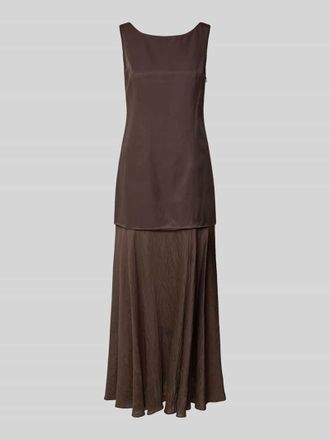 Jake*s Cocktailkleid aus Viskose-Mix mit Rundhalsausschnitt