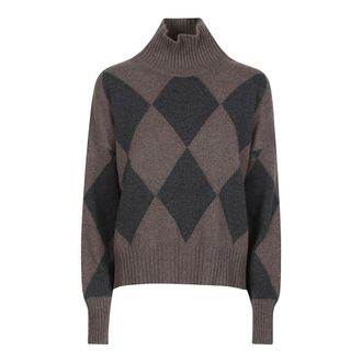 Aragona Rollkragenpullover - - Knitwear - Damen - Braun - 2XS