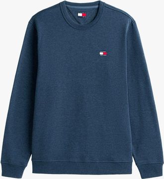 Tommy Hilfiger Sweat droit en coton m&eacute;lang&eacute;