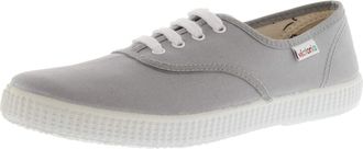 Victoria Plimsoll Unisex 1915 Canvas & Weiße Schnürsenkel 106613 für Erwachsene ZINC 37