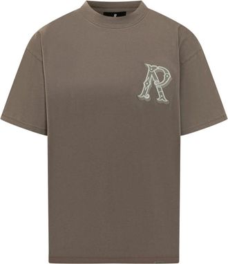 Represent Represent, Homme, Tops, Brun, Taille: M T-Shirt Western Initial