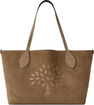 Mulberry Femme, Sacs, Beige, Taille: ONE Size Suede Tree Tote
