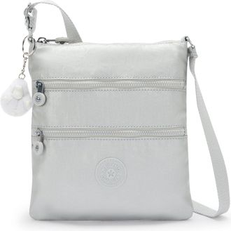 Kipling Damen Keiko Gm Umh&auml;ngetasche, Helles Metallic