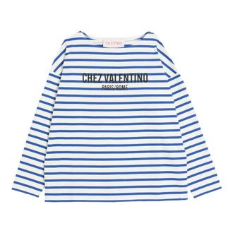 Valentino Garavani Homme, Tops, Bleu, Taille: S Chez Valentino Top &agrave; Manches Longues
