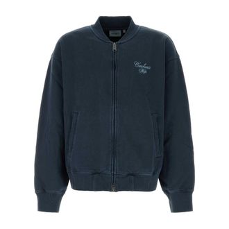 Carhartt Work in Progress Longhand Bomber - - Sweatshirts & Hoodies - Herren - Blau - L
