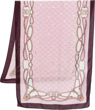Liu Jo foulard à imprimé graphique - Rose
