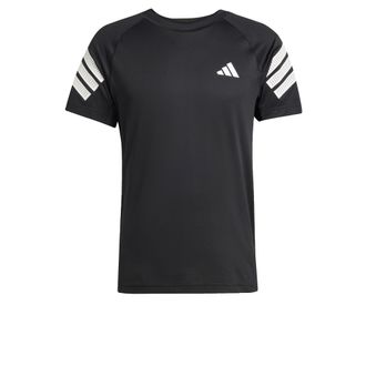 adidas Mens Icon 3-Streifen T-Shirt Black/White XL