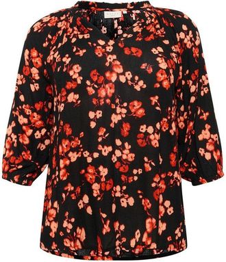 Kaffe Curve Langarmbluse Langarm-Bluse KCtrine Gro&szlig;e Gr&ouml;&szlig;en