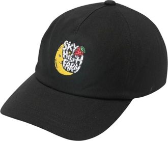 Sky High Farm SKY High Farm, Homme, Accessoires, Noir, Taille: ONE Size Casquette Brod&eacute; Tiss&eacute;