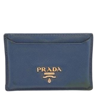 Prada Pre-owned Vintage Leder-Portemonnaie - - Pre-owned - Damen - Blau - ONE SIZE