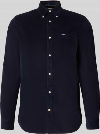 Barbour Tailored Fit Cordhemd mit Brusttasche