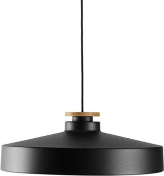 Belid Street l Dome Pendel-Deckenleuchte Flach Schwarz 1x E27