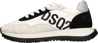 Dsquared2 Homme, Chaussures, Multicolore, Taille: 45 EU Baskets en cuir et tissu