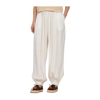Copenhagen Muse Wide Hosen - - Trousers - Damen - Wei&szlig; - XS