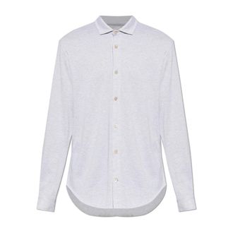 Eleventy Baumwollhemd - - Shirts - Herren - Grau - XL