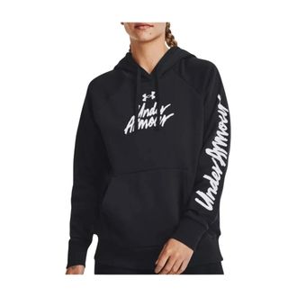 Under Armour Rival Fleece Graphic Sweat &agrave; capuche - Femme - Sweatshirts et sweats &agrave; capuche - Noir - Taille: 36 FR