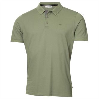 Calvin Klein Poloshirt f&uuml;r Herren, Mit Kragen, kurz&auml;rmlig (Salbei)